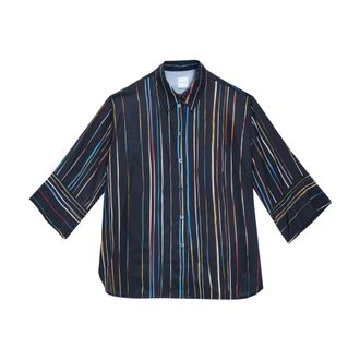 Paul Smith Femme, Blouses et Chemises, Multicolore, Taille: 36 FR Signature Stripe Shirt