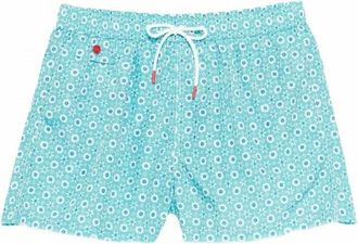 Kiton Homme, Maillots de bain, Bleu, Taille: M Short de bain &agrave; imprim&eacute; floral