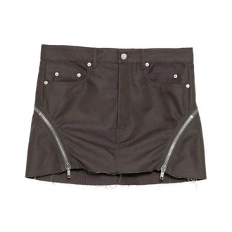 Rick Owens Bolan Banana Minirock - - Skirts - Damen - Braun - S