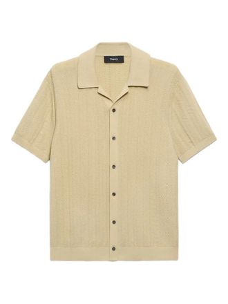 Theory chemise à boutonnière sur le devant - Tons neutres