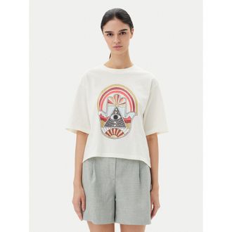 Jacqueline de Yong T-Shirt Carla 15341561 Wei&szlig; Regular Fit