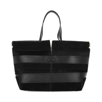 Tod's Femme, Sacs, Noir, Taille: ONE Size Di Bag Folio Tote Bag