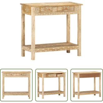 vidaXL Massivholz - Konsolentisch 80x35x74 cm Mango Massivholz