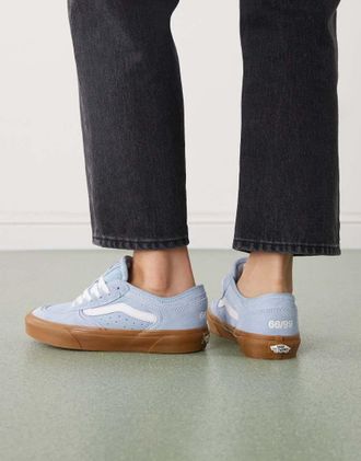 Vans Rowley Classic - Sneaker in Hellblau mit Gummisohle