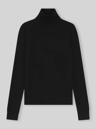 HUGO BOSS Slim Fit Rollkragenpullover aus reiner Schurwolle Modell Frizani