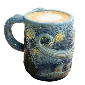 Generic K&uuml;nstlerisches Getr&auml;nkegeschirr, sp&uuml;lmaschinenfest, aus k&uuml;nstlerischem Espresso, f&uuml;r Cappuccino, funktioniert nicht als zuverl&auml;ssiger Beh&auml;lter f&uuml;r Get