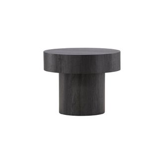 ebuy24 Malung Ecktisch &Oslash;50 cm schwarz