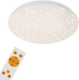 Briloner Briloner Leuchten LED Ceiling Light with Remote Control Dimmable / Colour Temperature Control / 2200 Lumen / 18 Watt / Diameter 39 cm / White