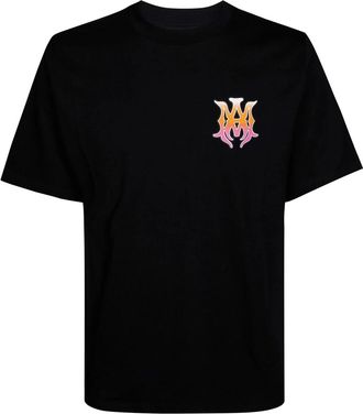 Amiri Homme, Tops, Noir, Taille: L T-shirt imprim&eacute; logo