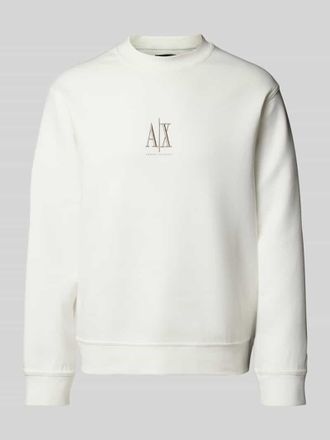 A|X Armani Exchange Sweatshirt mit Label-Stitching