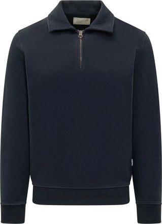 Bl'ker Blker, Homme, Sweatshirts et sweats &agrave; capuche, Bleu, Taille: 2XL Felpa Halfzip Rutgers