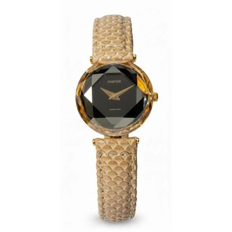 Jowissa Femme, Accessoires, Beige, Taille: ONE Size Cubic Zirconia J6.053.S Watch