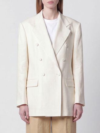 Tagliatore Blazer crois&eacute; &agrave; revers en pointe et poches &agrave; rabat