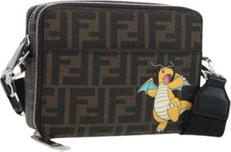 Fendi Pre-owned Sac bandouli&egrave;re vintage en toile Zucca - Femme - Pre-owned - Brun - Taille: ONE Size