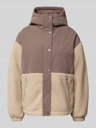 Mazine Regular Fit Jacke mit Kunstfellbesatz Modell Blocking