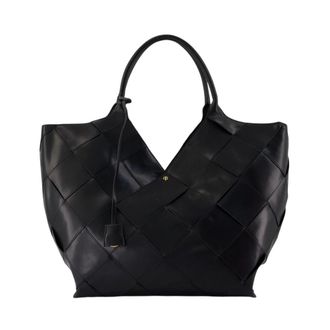 Anine Bing Lili Tote Geflochtenes Leder - - Bags - Damen - Schwarzk - ONE SIZE