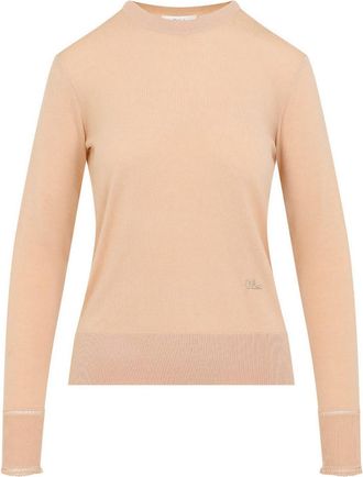 Chlo&eacute; Rundhalspullover - Rosa