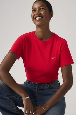 Levi's Favorite Baumwoll-T-Shirt - Damen - Rot / Rot