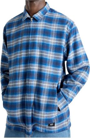 Vans MENS SHIRT Montwood Zip Flanell BLAU