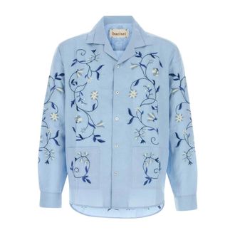 Baziszt Meguru Shirt - - Shirts - Herren - Blau - M