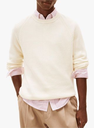 Tommy Hilfiger Pull c&ocirc;tel&eacute; manches longues en laine m&eacute;lang&eacute;e