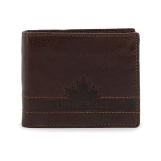Lumberjack Homme, Accessoires, Brun, Taille: ONE Size Portefeuille en Cuir Marron avec Porte-cartes