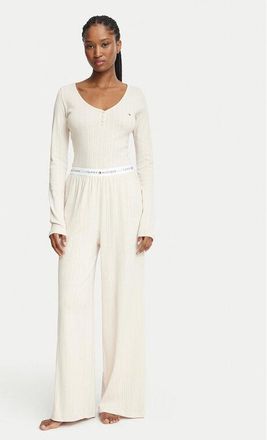 Tommy Hilfiger Pyjama UW0UW06602 Creme Regular Fit
