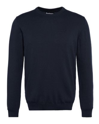 Barbour Pullover aus Baumwolle mit gesticktem Label-Schriftzug in