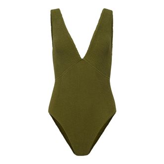 Sorbet Island Ariel Einteiliger Badeanzug - - Swimwear - Damen - Gr&uuml;n - ONE SIZE