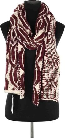 BA&SH &Eacute;charpe en laine bordeaux