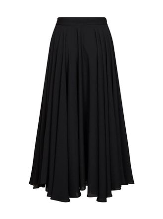 Blanca Vita Womens Skirt Ganza Double Georgette Black Polyester