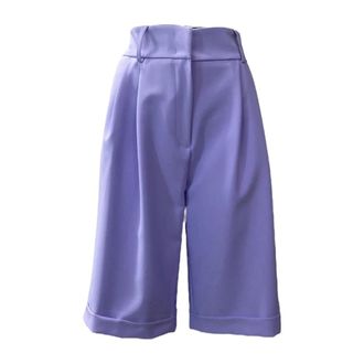 Giulia N Couture Lila Sweat Shorts - - Shorts - Damen - Lila - M