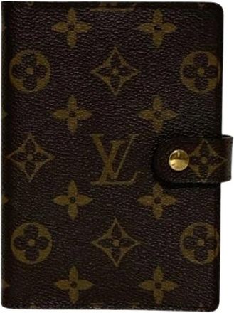 Louis Vuitton Portefeuille Compact Vintage Monogramme Pre-owned - Femme - Pre-owned - Brun - Taille: ONE Size