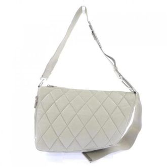 Burberry Sac bandouli&egrave;re Shield Quilted Pre-owned - Femme - Pre-owned - Gris - Taille: ONE Size