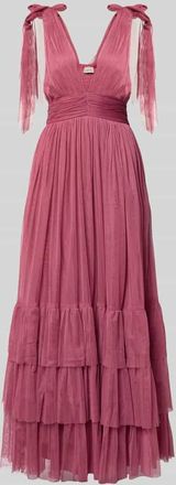 Lace & Beads Maxikleid im Stufen-Look