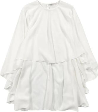 Patrizia Pepe Femme, Blouses et Chemises, Blanc, Taille: 40 FR Blouse style cape