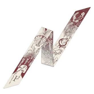 Generico &Eacute;charpe en soie avec constellation de tarot de 26 lettres pour femme - Mouchoir &agrave; col et bandeau, Color4, 90CM x 6CM