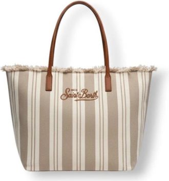 MC2 Saint Barth Femme, Sacs, Beige, Taille: ONE Size City Shopper Bag