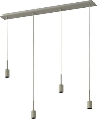 Osram Decor Pendelleuchte Needle Linear 4xE27, beige, Stahl, dekorative Leuchtmittel kompatibel, IP20