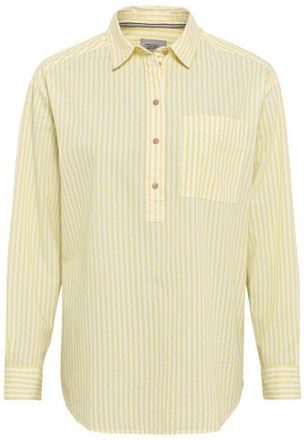 Camel Active Langarmbluse Schlupfbluse aus reiner Baumwolle