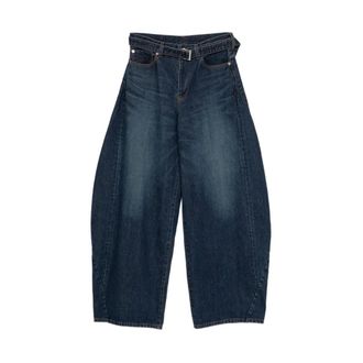 sacai Damen, Jeans, Blau, LGr&ouml;&szlig;e