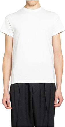 Jil Sander Homme, Tops, Blanc, Taille: S T-Shirt CN SS