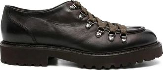 Doucal's Homme, Chaussures, Brun, Taille: 42 1/2 EU Derbies en cuir à lacets
