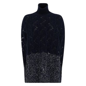 Fabiana Filippi Femme, Pulls, Bleu, Taille: ONE Size Pull &agrave; col roul&eacute;