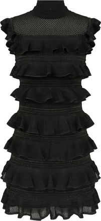 Zimmermann Femme, Robes, Noir, Taille: 40 FR Rebellion Frill Mini Dress