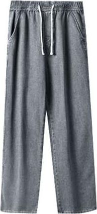 Generic Jean Homme Regular Pantalon Jeans Jeans Homme D&eacute;contract&eacute;s avec Coupe Droite et Taille &Eacute;lastique pour Un Confort Optimal et Un Style Urbain