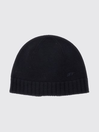 Bottega Veneta Gerippte Woll-Beanie-M&uuml;tze mit klassischem Umschlag-Design