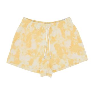 Nike Femme, Shorts, Jaune, Taille: 40 FR Shorts Teintés Wave