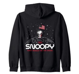 Peanuts Snoopy Flagge Moon Kapuzenjacke
