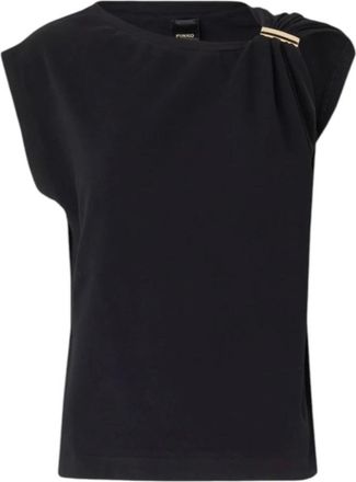 Pinko Pinko, Femme, Tops, Noir, Taille: 40 FR Melody Top